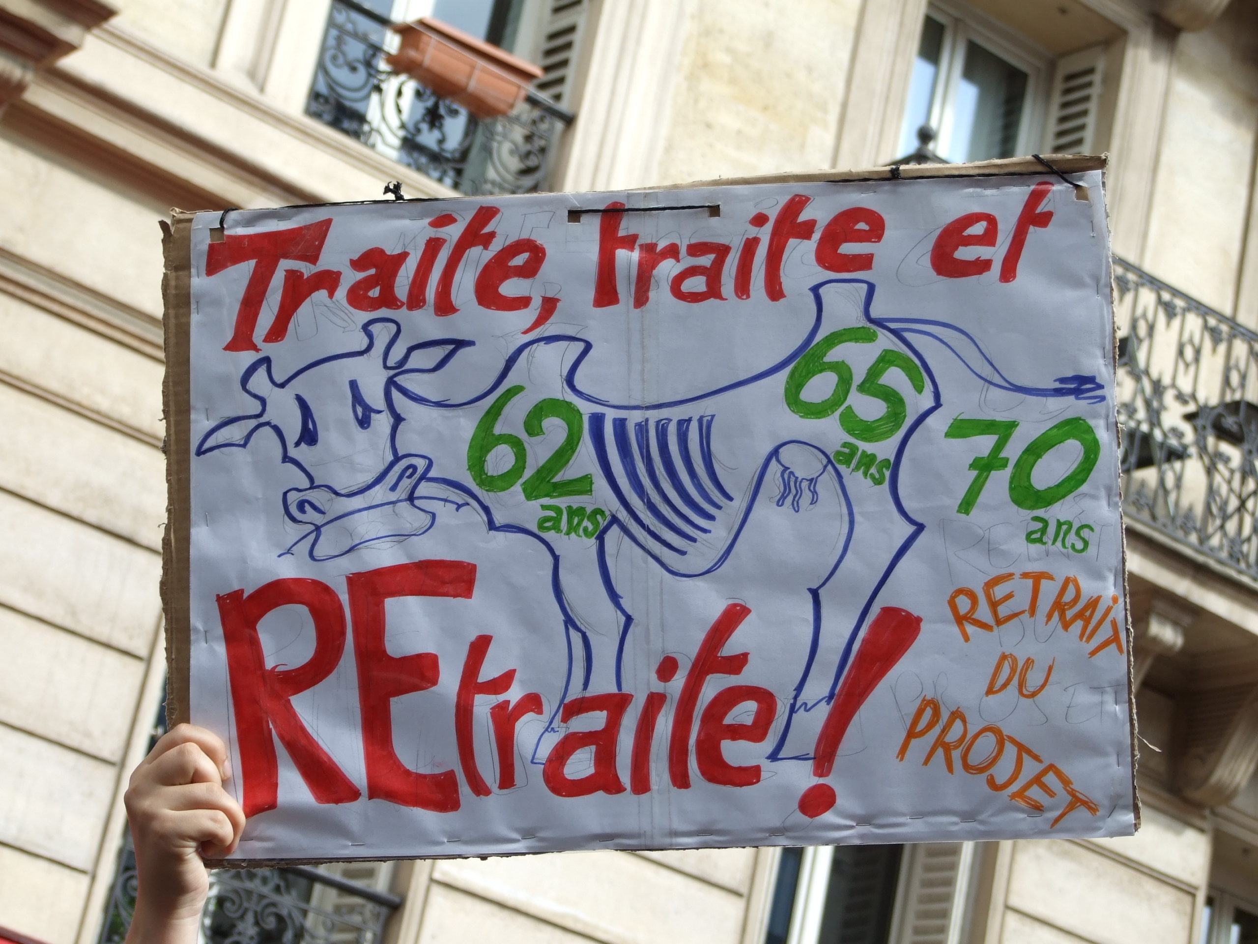 Grève générale jusqu’au retrait du projet contre les retraites